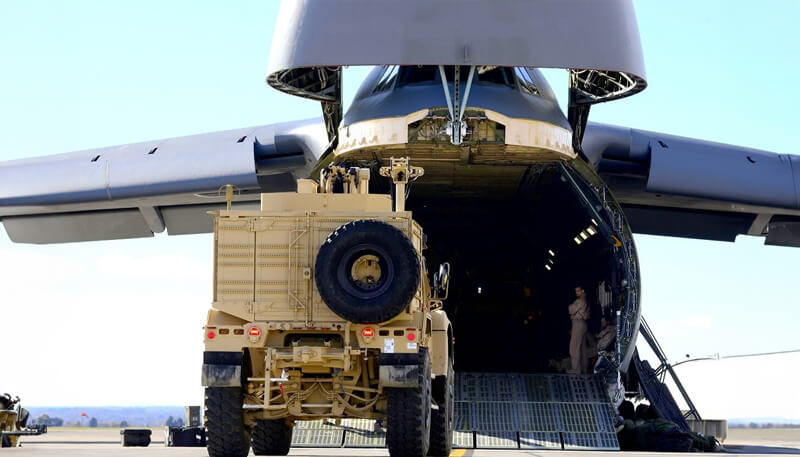 Military Logistics Cargo | Air Shipping for Armed Forces Vehicles